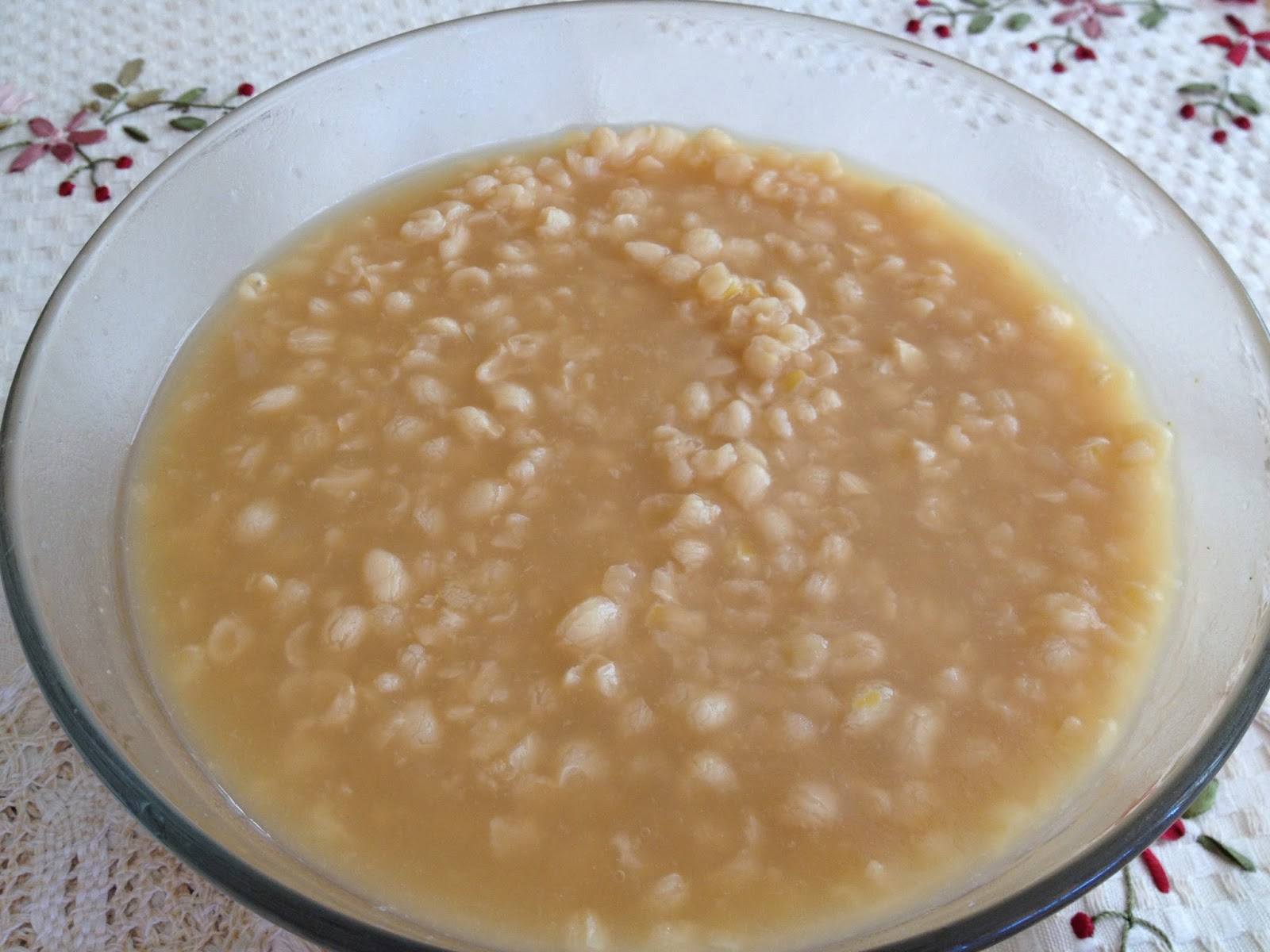 La Olla Vegetariana: Mazamorra (receta argentina).-